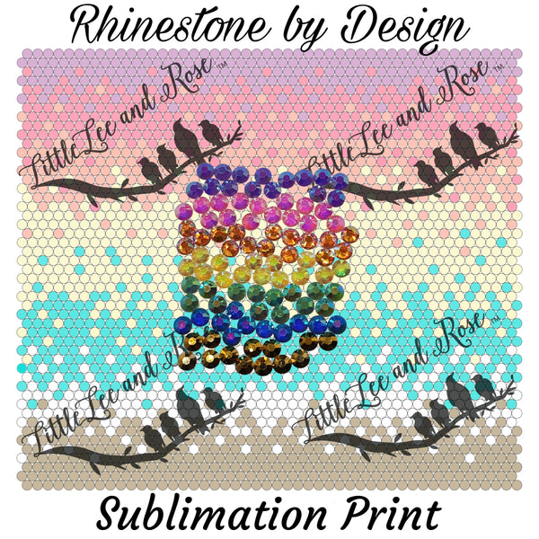 Sublimation Print of Rhinestone by Design - Ombre – LittleLee and Rose