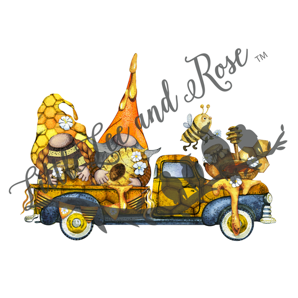 Bee Keeper Gnomes Sublimation Print – LittleLee and Rose